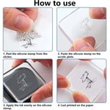1Sheet Custom PVC Plastic Clear Stamps for DIY Scrapbooking Photo Album ...