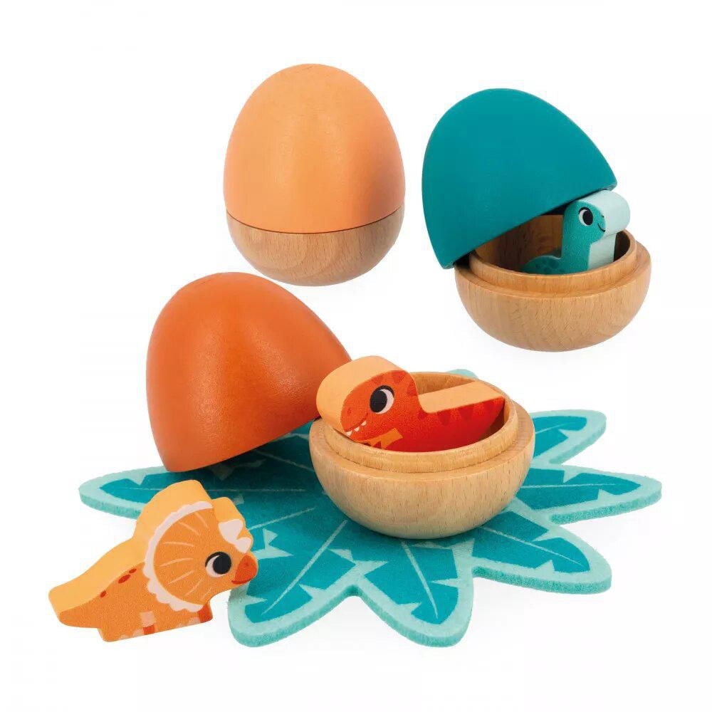 Click here for Janod - Dino - Surprise 3 Baby Dinosaur Hiding Egg... prices