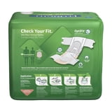 FitRight OptiFit Briefs, Ultra Absorbent, Disposable Adult Briefs with ...