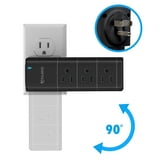Aduro Surge Protector 9 Outlet Power Strip with 2 USB Ports Multiple ...