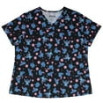 Disney Lilo & Stitch Women’s Short Sleeve V-Neck Classic Fit All Over ...