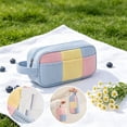 Corduroy Large Capacity Cosmetic Bag, durable zipper beauty pouch ...