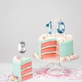 Zenghuiiii Birthday Candles Extended Big Number Candle Multicolor 3d