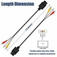 NATEFEMIN N64 AV Cable Clear Video & Audio Quality for GameCube & Super ...