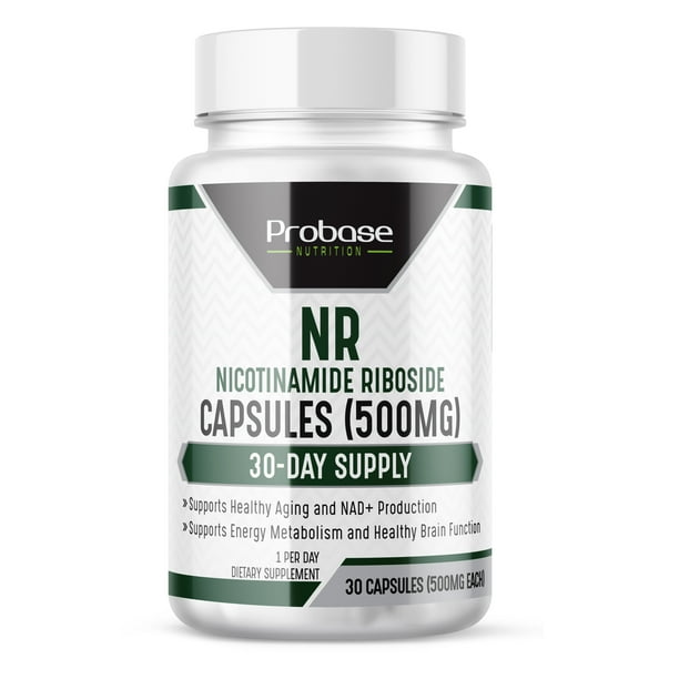 Nicotinamide Riboside (NR) Capsules 30ct/500mg NAD+ Boosting Supplement - Walmart.com