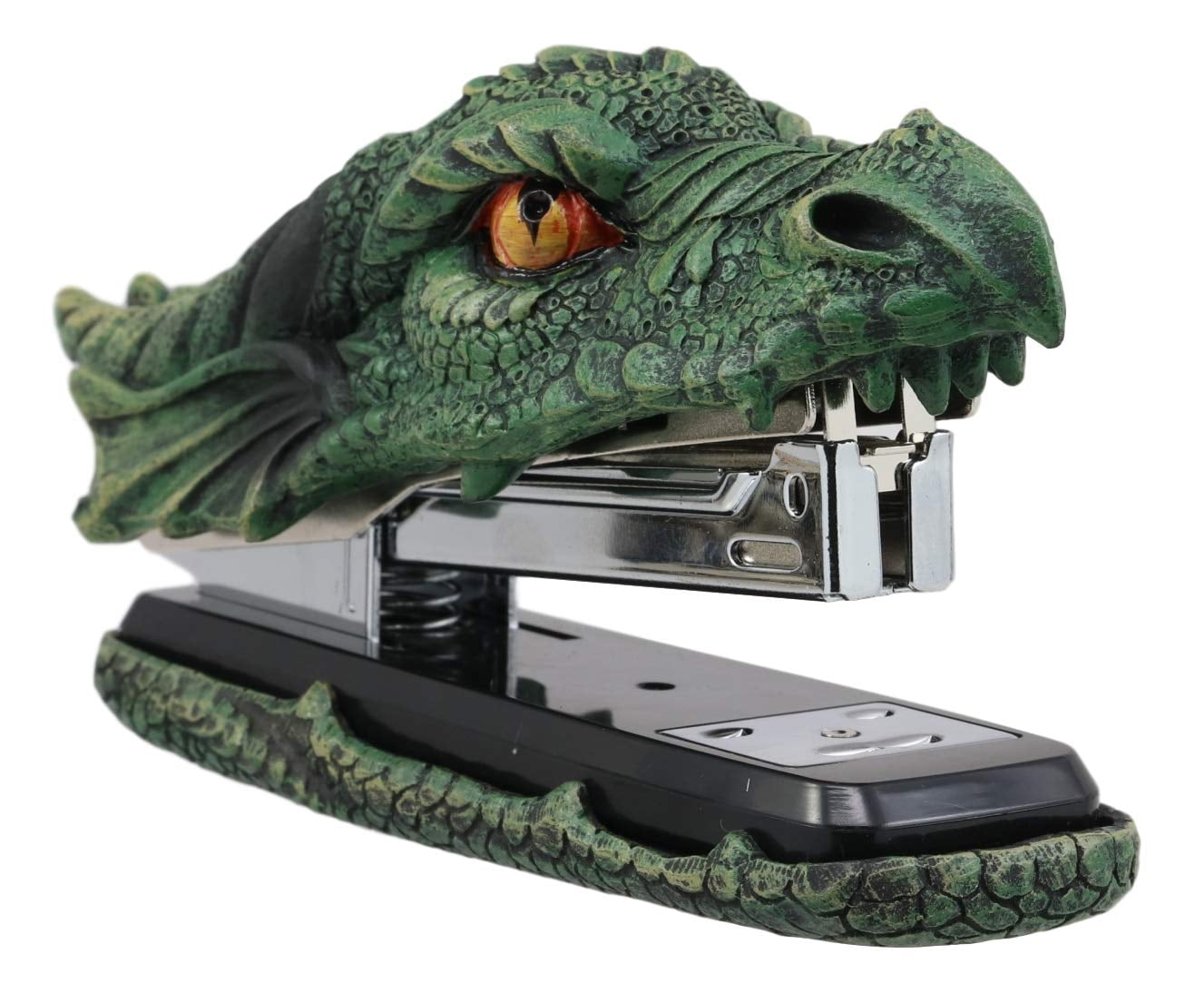 Legendary Green Fire Dragon Head Stapler Light Duty Office Desktop ...