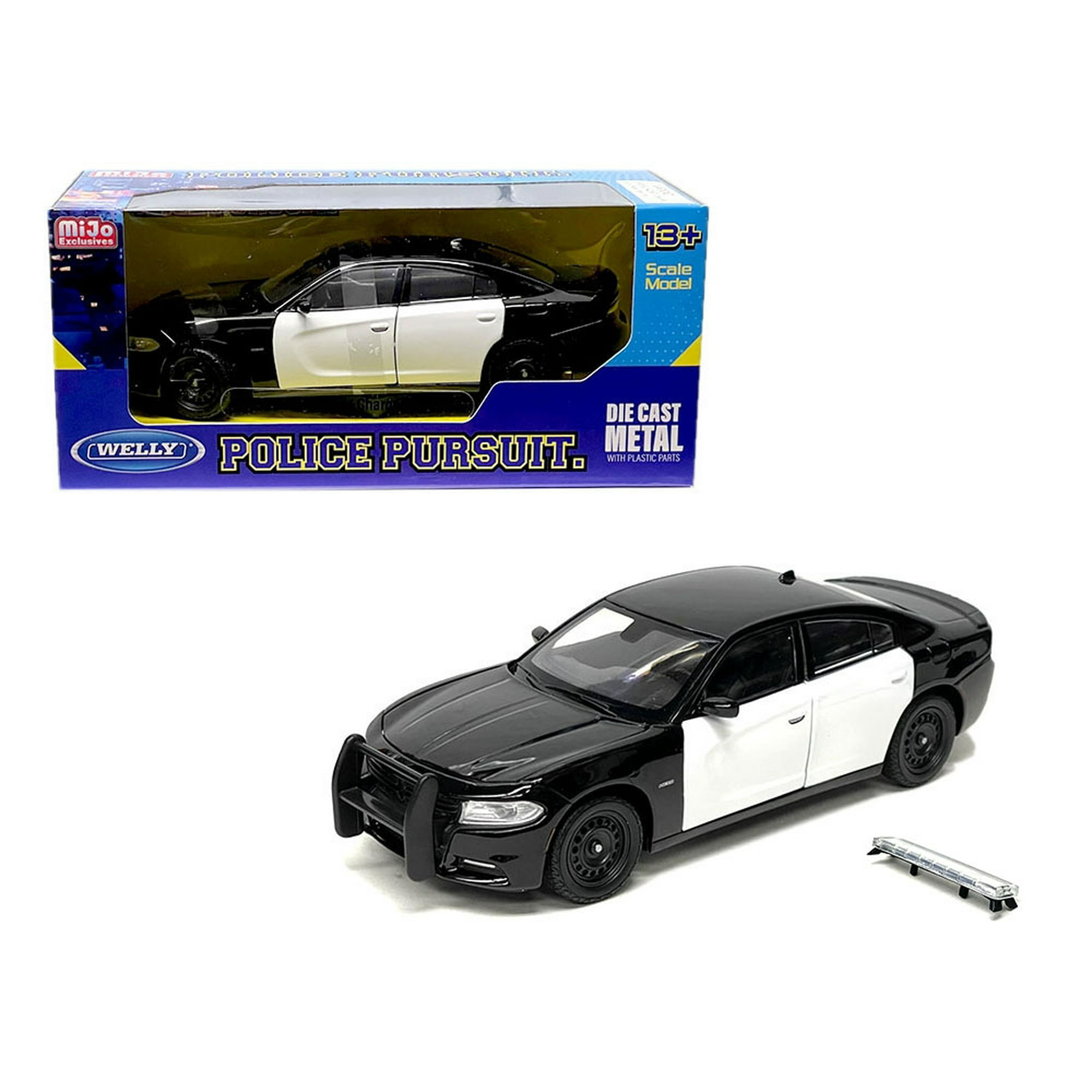 Click here for 1:24 2016 Dodge Charger Pursuit Police B & w Dieca... prices