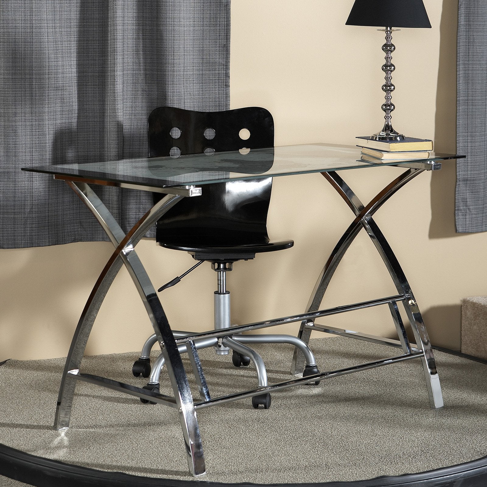 Powell World Map Computer Desk - Walmart.com