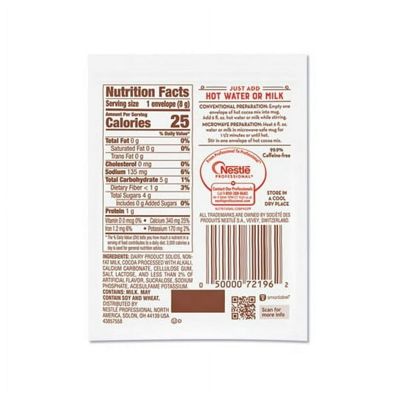 Nestle Hot Chocolate Nutrition Facts ROLO Hot Chocolate
