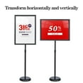 Adjustable Sign Stand for Display,Pedestal Floor Poster Stand Sign ...
