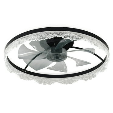 FANNEHONNE 27 in. Indoor Bronze Farmhouse Ceiling Fan with Light, Semi ...