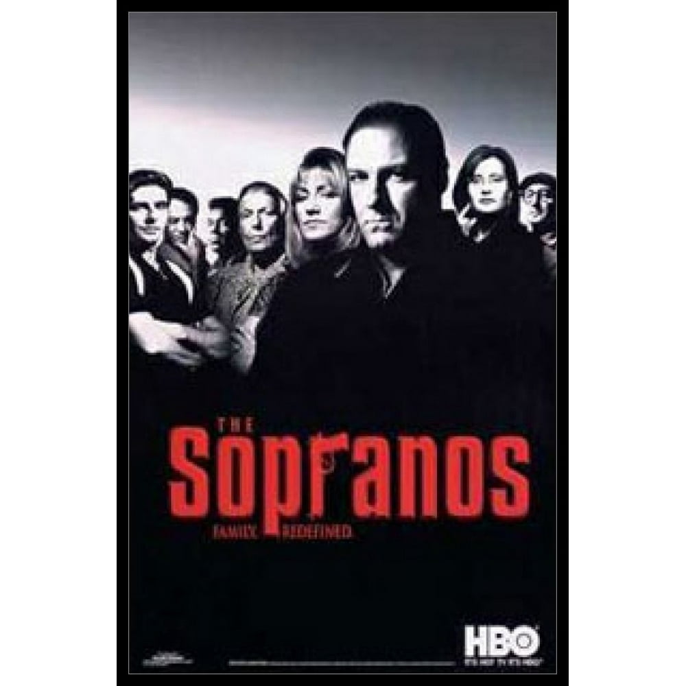 The Sopranos Laminated & Framed Poster by (24 x 36) - Walmart.com ...