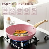 Innerwell Non Stick Granite Induction Cookware Set, 8 Pcs, Stay Cool ...