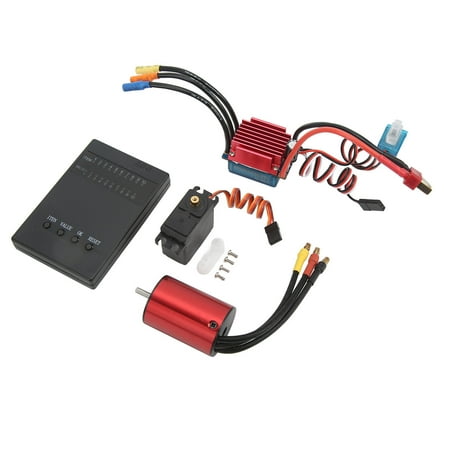 Brushless Motor ESC Kit, Motor ESC Set For 1/16 RC Car 4 Pole For 1/16 ...