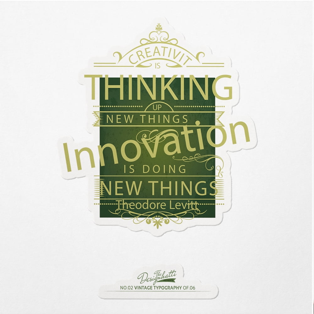 Angdest Club Decal Stickers Of Creativity Is Thinking Up New Things ...