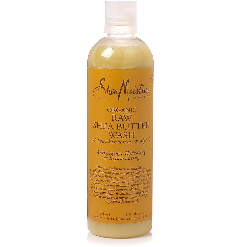 Shea Moisture Raw Shea Butter Wash 13 oz (Pack of 2) - Walmart.com ...