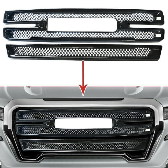 Kojem Chevy Accessories: Front Bumper Mesh Grille for 2007-2013 ...