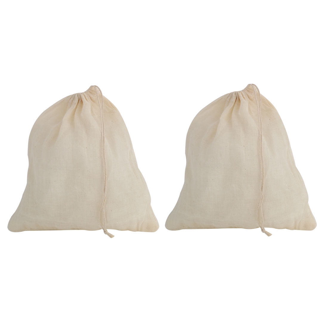 Kitchen Cotton Blends Drawstring Closure Design Soup Tea Filter Bag ...