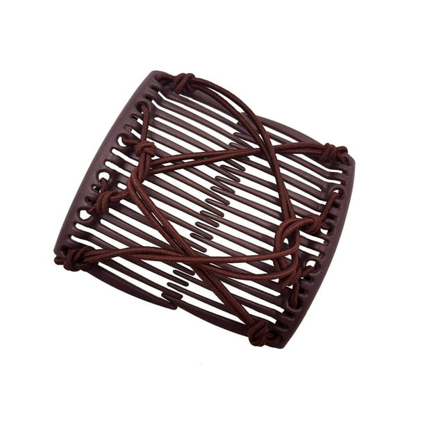 Women Stretchy Magic Hair Clip Double Slide Combs For Bun Updo Tools ...