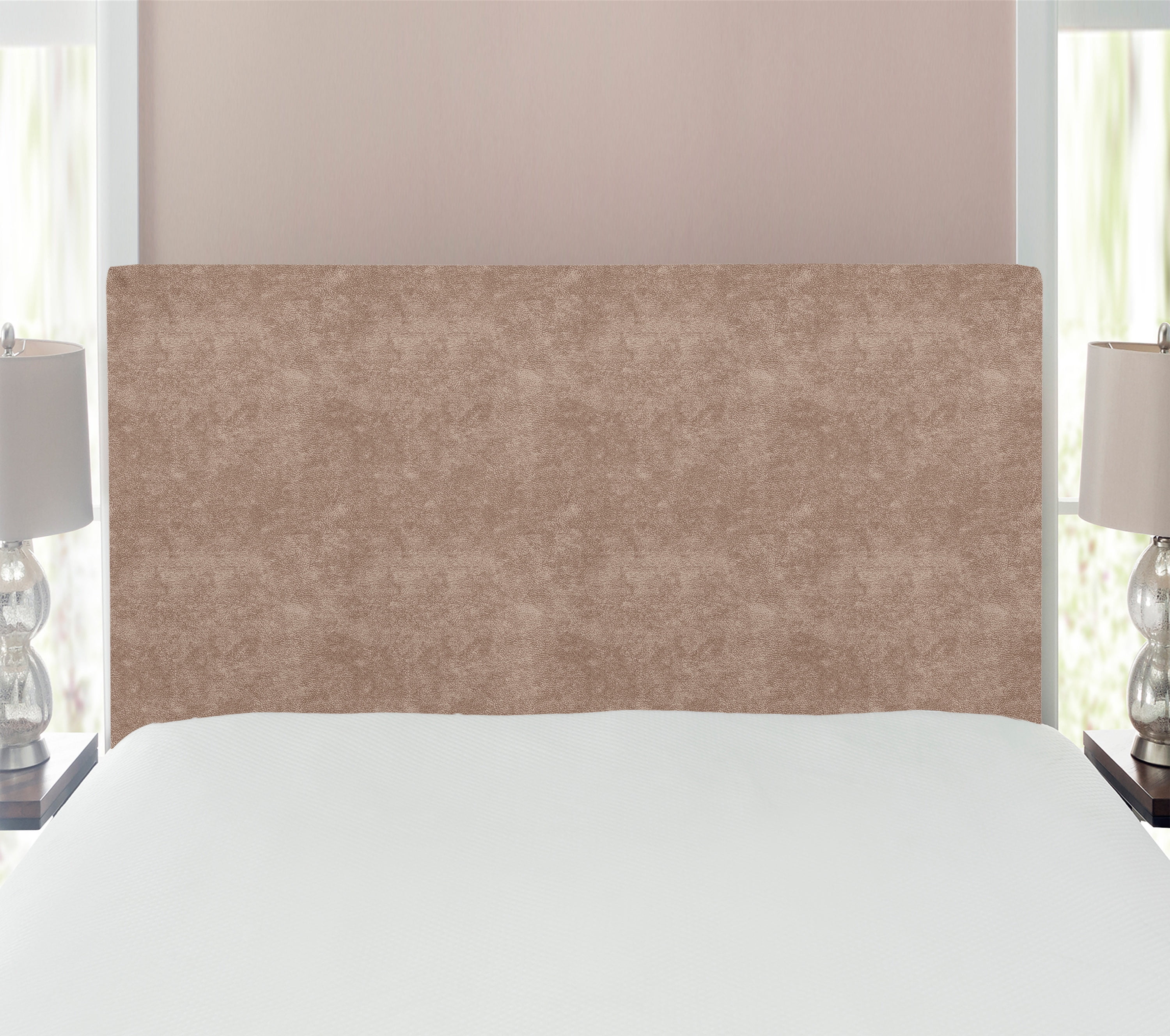 Faux Suede Headboard, Digitally Printed Grunge Texture, Upholstered ...