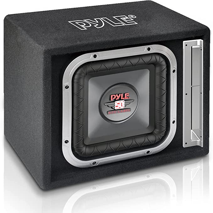 Pyle 10" Single Series Vented Subwoofer Enclosure High Powered Woofers ...