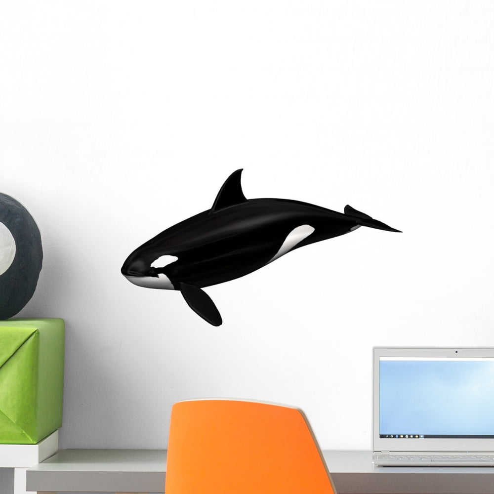 Killer Whale Wall Decal Sticker by Wallmonkeys Vinyl Peel and Stick ...