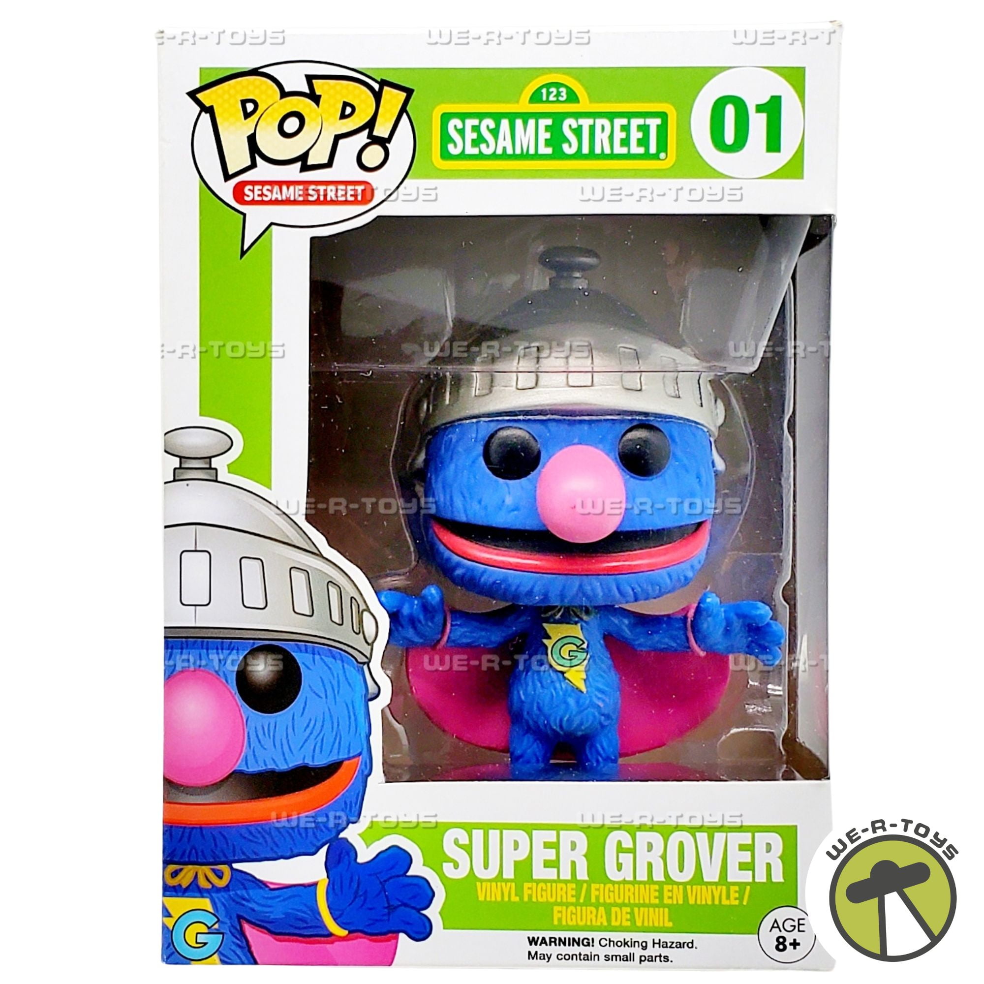 Pre-Owned FUNKO POP! TELEVISION: SESAME STREET - SUPER GROVER - Walmart.com