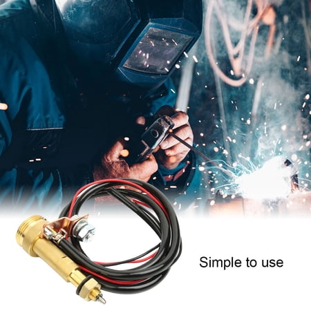 MIG Welding Panel Adapter Copper Socket Portable Removable Fast Wire ...