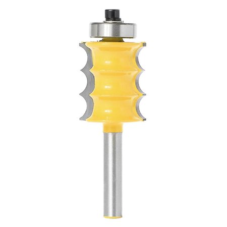 Large Triple Bead Column/face Molding Router Bit -1/4" Shank For ...