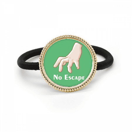 No Way Out Catch Seize Capture Gesture Silver Metal Hair Tie And Rubber ...