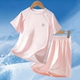 Boys Girls Summer Athletic Clothes Set 1-15Y, Breathable Moisture ...