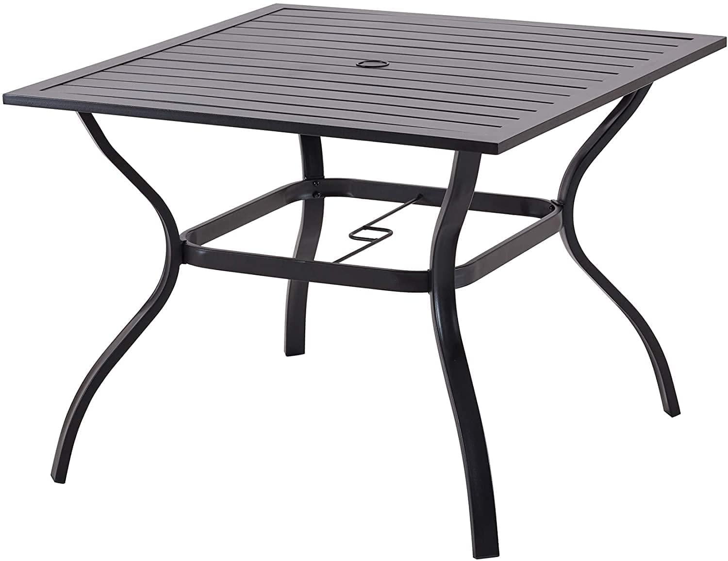Sophia William Outdoor Metal Square Dining Table For 6 Chairs Sophia William Outdoor Metal Square Dining Table For 6 Chairs