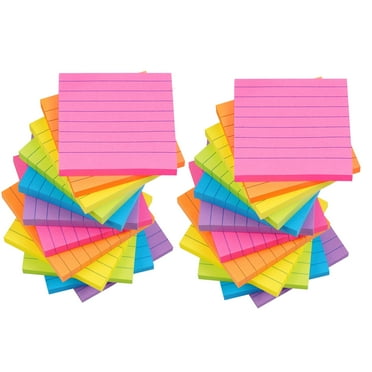 Skycase Sticky Notes 6 Packs, 3 x 3 Inches Adhesive Self-Stick Notes ...