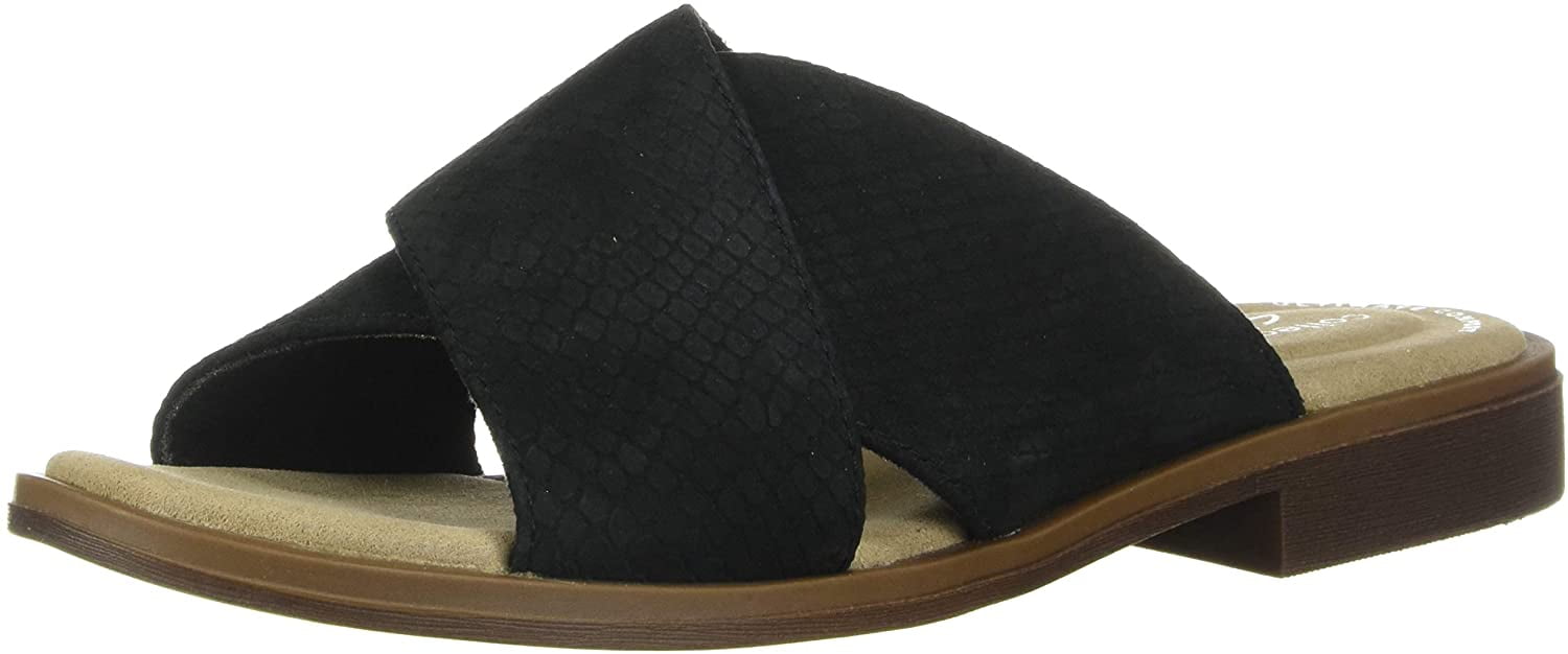 Women's Clarks Declan Ivy Cross Strap Slide - Walmart.com
