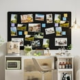 Extra Large Bulletin Board 60" x 36", Foldable Felt Board Vision Board ...