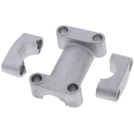 Maytalsory 22mm Silver CNC HandleBar Fat Bar Universal Adapter Mount ...