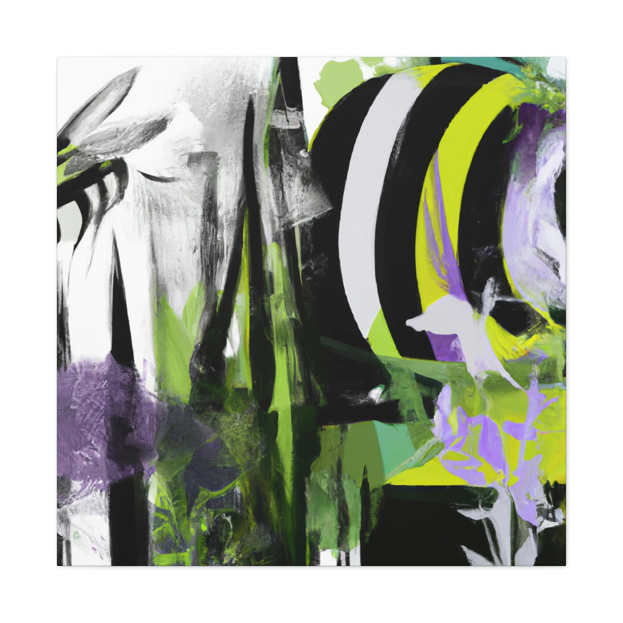 Bumblebee in Flight - Canvas - Walmart.com