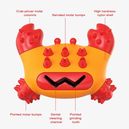 Coiry Crab Molar Stick Interactive Puzzle Game Dog Chew Tooth Stick for ...