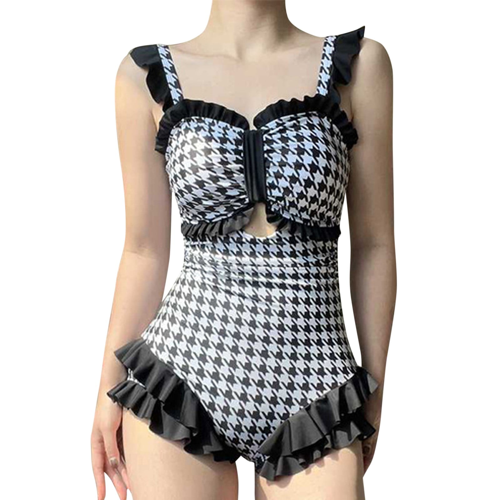 Kali Store Womens One Piece Swimsuits Women Cutout One Piece Swimsuits