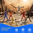 5PCS Assembly Completed T13 Action Figure 3D Printed Multi-Jointed ...