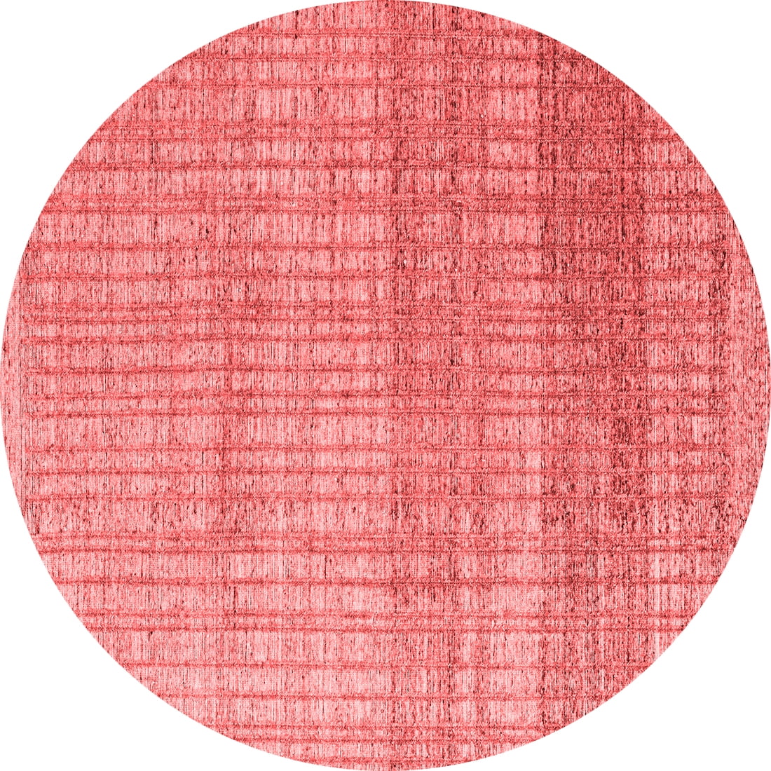 Ahgly Company Indoor Round Solid Red Modern Area Rugs, 6' Round ...