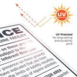 Equine Liability Sign, Statute Horse Barn Stable Farm Sign, 10x14 ...