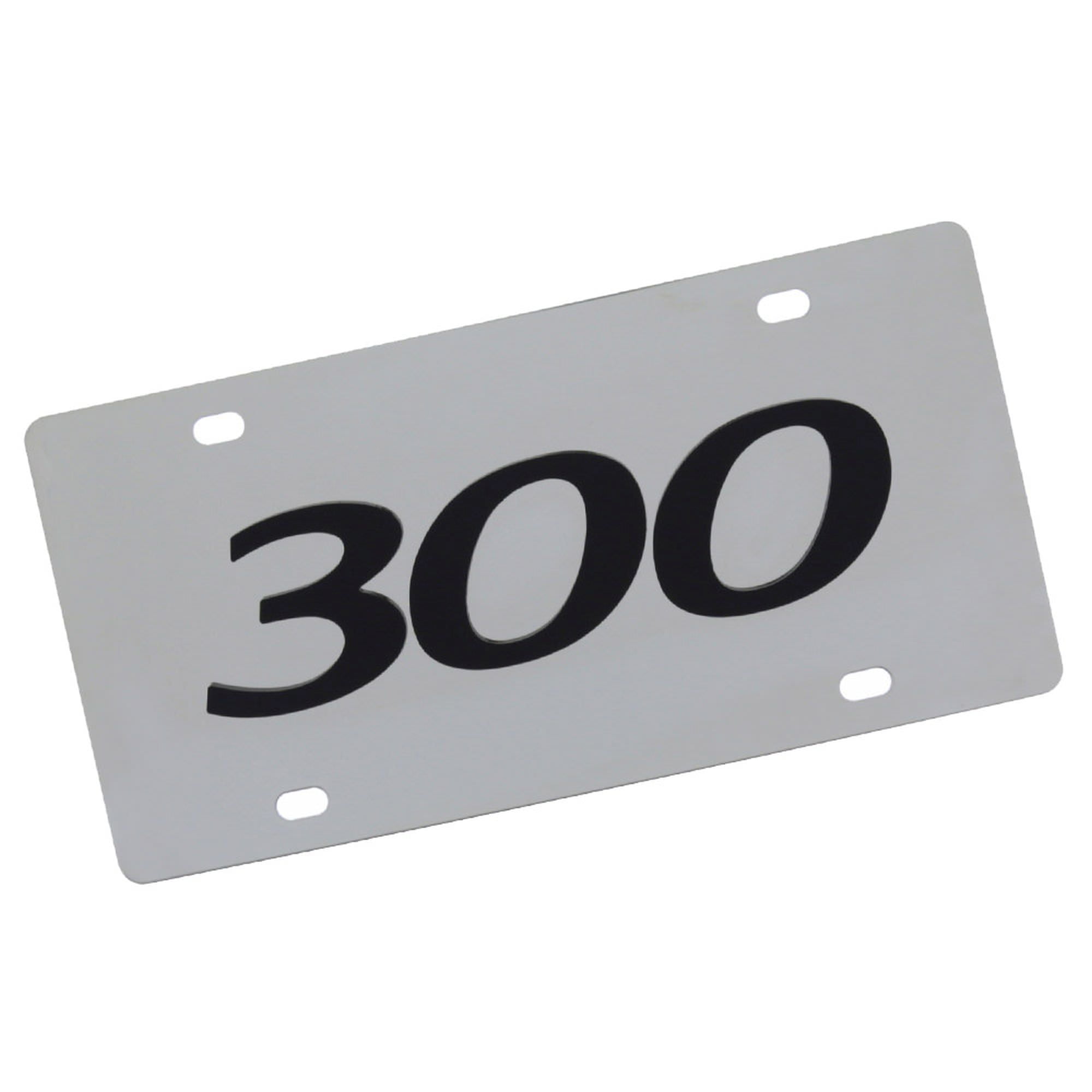 Chrysler 300 Logo License Plate (Chrome) - Walmart.com