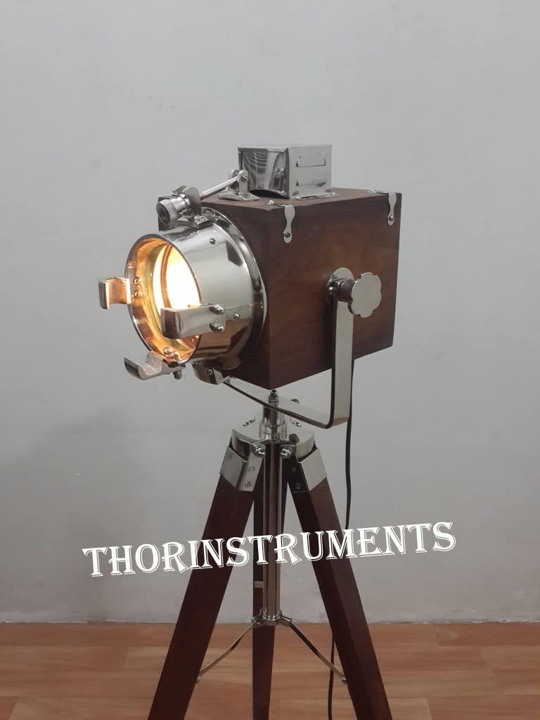 Royal Designer Wood Spot Light Lamp Low Floor tripod Stand - Walmart.com