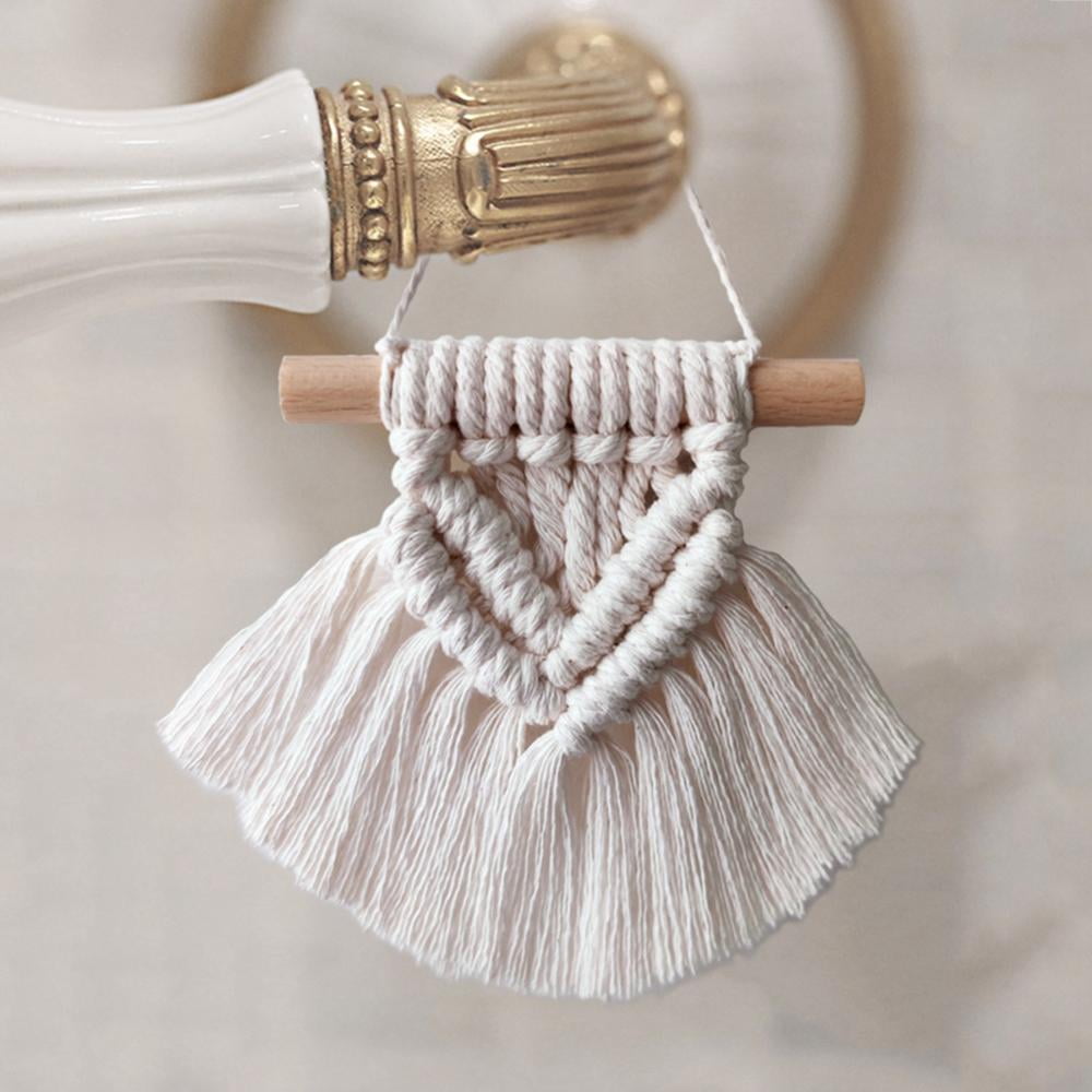 Mini Small Macrame Wall Hanging, Art Woven Wall Decor Boho Home Chic ...