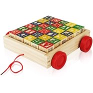 Imagination Generation Alpha Block Cargo Truck & 28 Wood ABC Alphabet ...