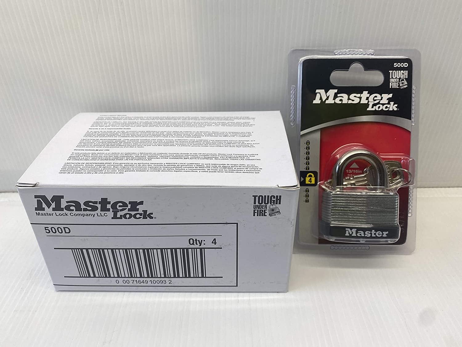 Master Lock 500D Warded Padlock - Walmart.com