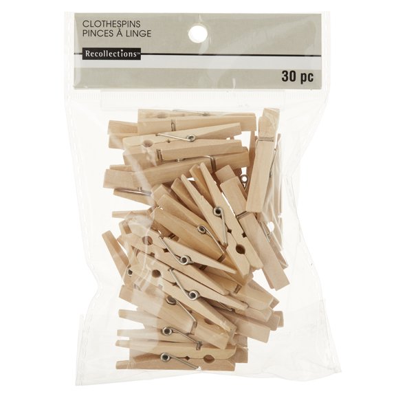 40 Pack Miniature Clothespins, Versatile, Durable, and Perfect for DIY ...