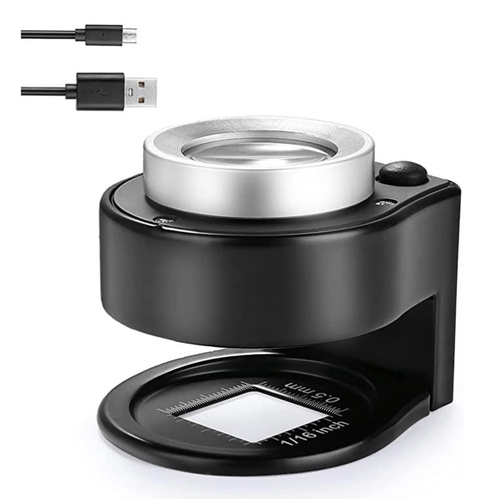 Click here for Geloo 30x Loupe Magnifier With 6 Led Lights  Recha... prices