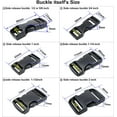Quick Side Release Buckle - Heavy Duty Plastic Strap Buckle Clip for ...